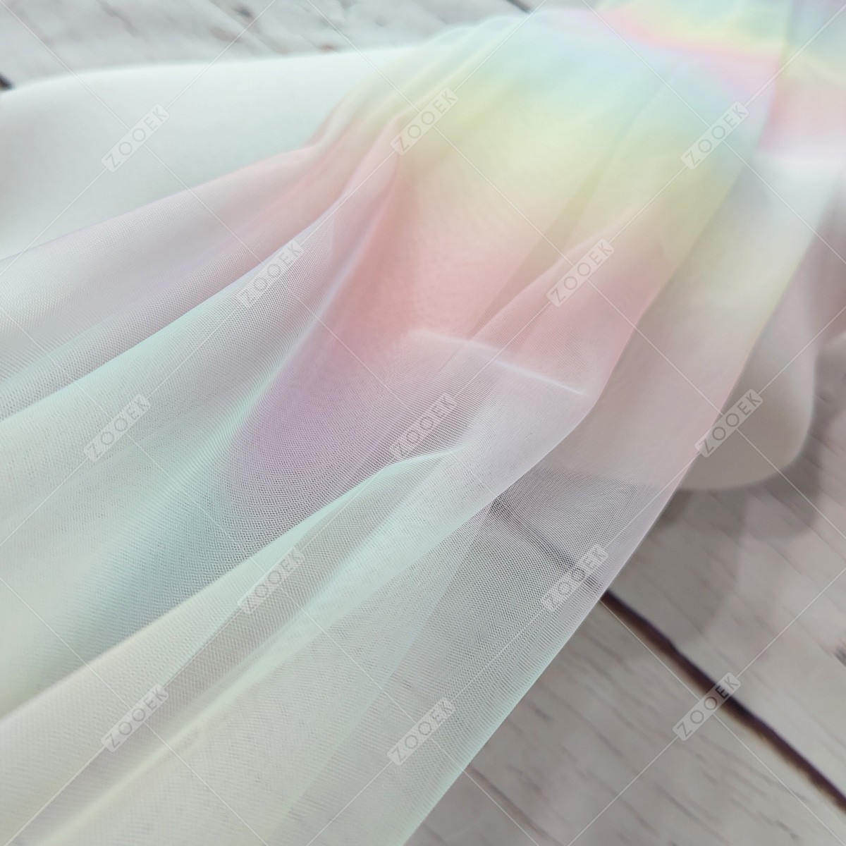 Ombre Fabric by the Yard Gradient Material for Dresses - ZOOEK