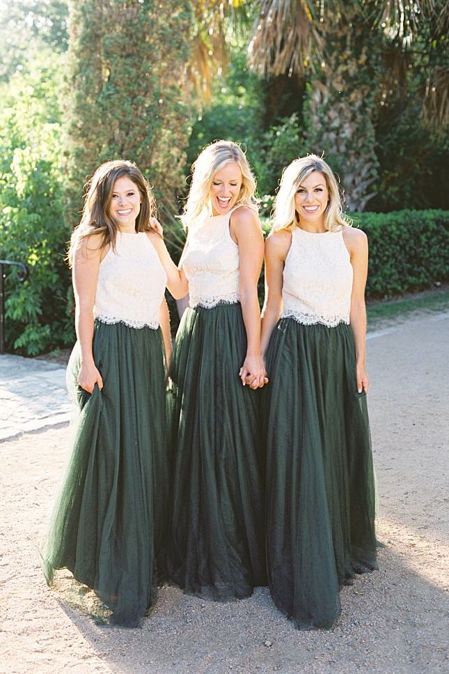 Two-Tone Formal Dresses and Two-colored Wedding Gowns - ZOOEK